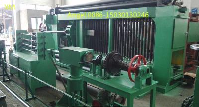 China 2mm-4mm Wire Gauge Metal Gabion Making Machine  PLC Frequency Control for sale