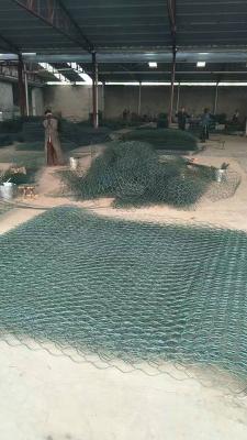 中国 浸った80*100熱い擁壁のためのガビオン六角形の/ガビオンs箱に電流を通した 販売のため