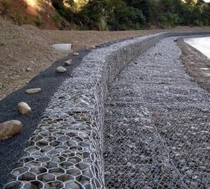 Cina Vendita calda 80 * 100 scatola di gabbione galvanizzata / rete metallica esagonale per muro di sostegno in vendita