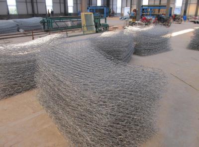 80*100mm Hexagonal Gabion Basket Hot Dipped Galvanized For Dam