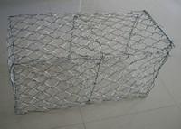China 80*100mm Hexagonal Gabion Basket Hot Dipped Galvanized For Dam for sale