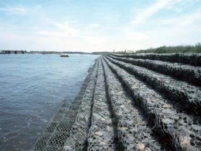 Cina scatola galvanizzata immersa calda 2mx1mx1m del gabbione di 40-270g/Sqm Galfan in vendita