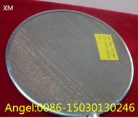 China 50 Micro Mesh Round Shape Stainless Steel Wire Mesh Filter Discs ISO9001 for sale