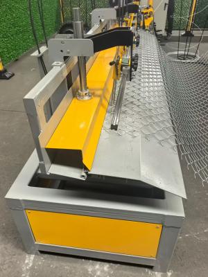 China new design PLC control  Double Wire Automatic Diamond Mesh Chain Link Fence Making Machine for sale