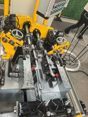 China PLC control  Double Wire &Single Wire Full Automatic Diamond Mesh Chain Link Fence Making Machine for sale