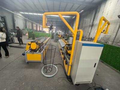China new design PLC control  Double Wire Automatic Diamond Mesh Chain Link Fence Making Machine for sale