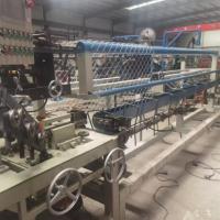 China 4m width full automatic double wire/single wire Chain Link Fence wire mesh Making Machine for sale
