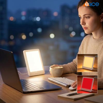 China Home Office Travel Use Long Battery Life Portable Handle Hot Selling Factory Direct Sale LED Sad Lamp Therapy for sale