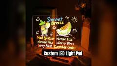 Custom LED Light Pad 20x30cm USB Rechargeable