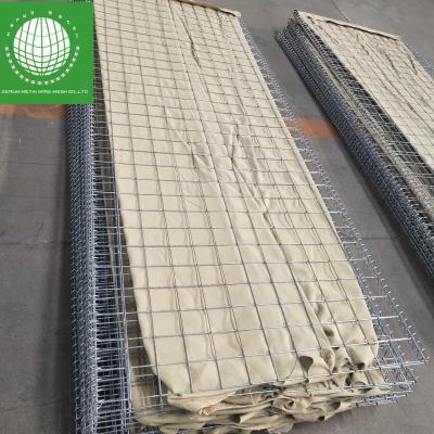 Cina MIL12 2.3*1.06*1.06M Defense Barrier 5mm allineati con il geotessuto uv della prova in vendita