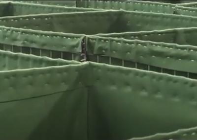 Cina Galfan ha ricoperto il sistema del bastione di Hesco inossidabile per il posto di comando facile trasportare in vendita