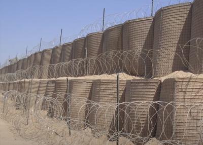 Cina L'anti corrosione mil 7 ha galvanizzato la barriera di saldatura del bastione di Hesco ad alta resistenza in vendita