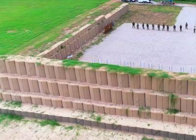 China Tempo - parede Hesco da barreira do exército de mil. 3 da economia que cerca 10 pilhas de alta elasticidade à venda