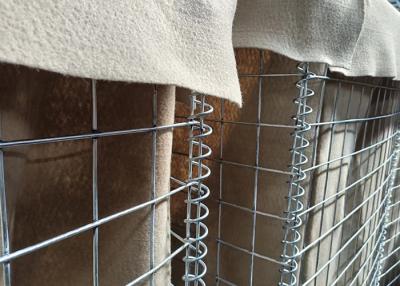 Cina Filo di acciaio saldato di mil 9 Mesh Hesco Bastion Barrier System 1.37m 1.6m in vendita