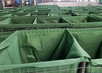 Cina Abbandoni durevolezza della barriera militare del gabbione di mil 7 Hesco di colore l'alta in vendita