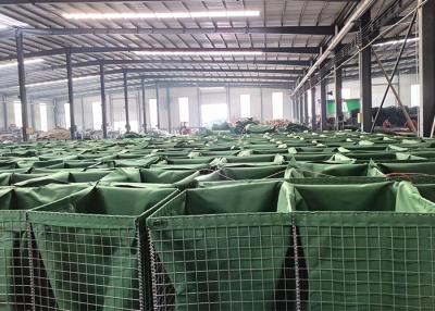 Cina L'anti barriera militare corrosiva di Hesco del suolo verde del geotessuto ha montato facilmente in vendita
