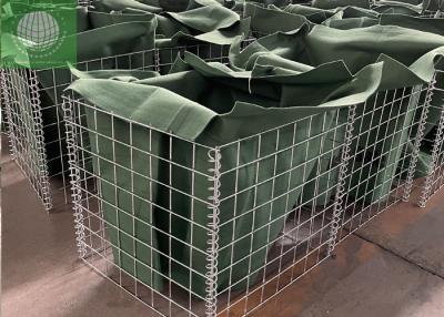 Cina Geotessuto verde galvanizzato immerso caldo delle barriere dell'inondazione di mil 5 Hesco in vendita