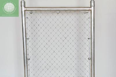 Cina recinto quadrato 6ft Diamond Shape galvanizzato immerso caldo del collegamento a catena di 3.0mm in vendita
