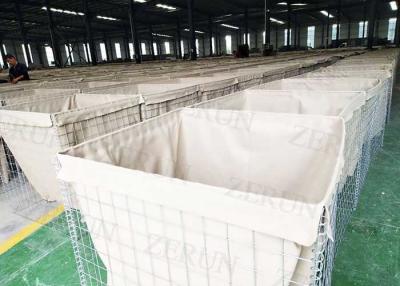 Cina barriera galvanizzata difensiva militare del gabbione della immersione calda delle barriere di 3m in vendita