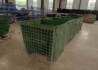 Cina Muro di sostegno galvanizzato 76.2*76.2mm del gabbione militare protetto contro le esplosioni della parete in vendita