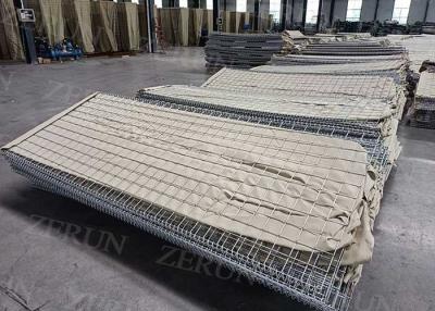 中国 76.2*76.2mm Hescoの送風壁は、角目の擁壁を金網 販売のため