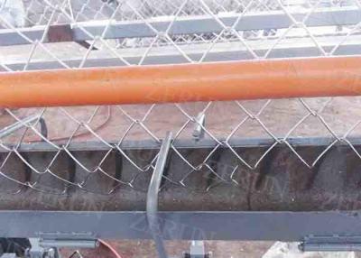 Cina cavo Mesh Fencing, rete metallica del giardino di 55*55mm del collegamento a catena del traliccio in vendita