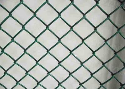 Cina Il PVC del recinto del collegamento a catena del metallo di 9 calibri ha ricoperto il recinto del collegamento a catena del cavo in vendita