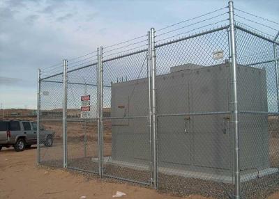 Cina 60mm Diamond Metal Chain Link Fence Mesh Galvanized 6 piedi in vendita
