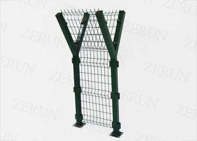 Китай Гальванизированный PVC загородки службы безопасности аэропорта 2.5X3.2M покрыл панели ячеистой сети продается