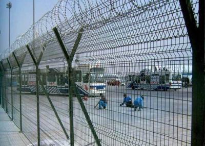 Cina Il PVC ha ricoperto il recinto di sicurezza aeroportuale Anti Climb Wire ha galvanizzato il recinto d'acciaio in vendita