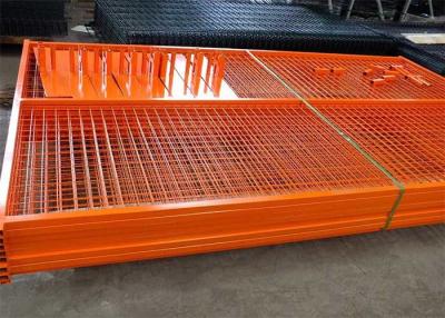 China De klemmen baseerden de Tijdelijke Tijdelijke Omheining van Hot Dipped Galvanized Canada van de Metaalomheining Te koop