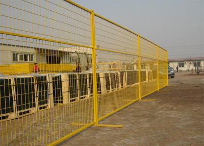 China De klemmen baseerden de Tijdelijke Tijdelijke Omheining van Hot Dipped Galvanized Canada van de Metaalomheining Te koop