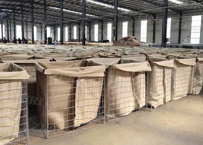 Cina Barriera del bastione del geotessuto galvanizzata 4mm 250g/M2 di Mil3 1x1x1m in vendita