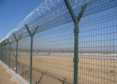 Cina recinto For Security del confine del metallo della posta Q195 del cavo Y di 6mm in vendita