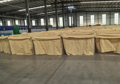 Cina barriera beige del bastione di Hesco del geotessuto di 4.5mm per l'esercito e la guardia costiera in vendita