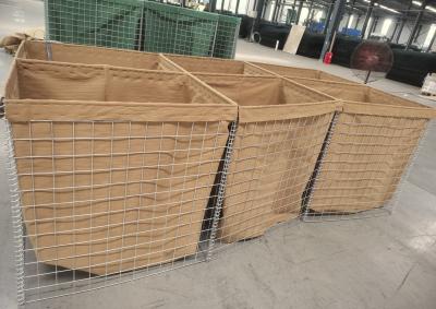 Cina barriera beige del bastione di Hesco del geotessuto di 4.5mm per l'esercito e la guardia costiera in vendita
