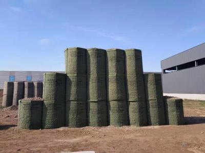 Cina Il geotessuto difensivo di verde della barriera di mil 1 ha riempito i militari della sabbia in vendita