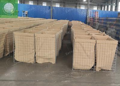 Cina Le barriere militari di Hesco di forza ad alta resistenza impermeabilizzano la dimensione del foro della borsa 76.2x76.2mm in vendita