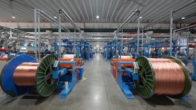 China 0.35-10mm2 Conductor Specification Silicone Rubber Insulation Wire Extrusion Line with Max 100m/min Line Speed for sale