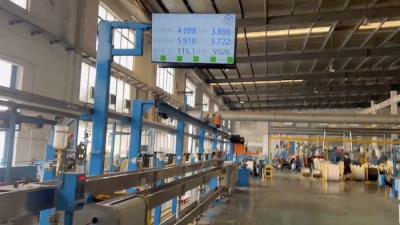 中国 4mm-8mm 太陽光発電ケーブルストリング押出ワンステップタンデム押出機 200m/分 販売のため