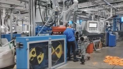 중국 신에너지 전선 및 케이블 압출 생산 라인 80mm 90mm 120mm 판매용