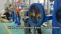 ø90 silicone cable extrusion production line
