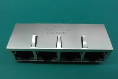 Cina Angoli retti 1 del connettore del porto RJ45 di Ethernet 4 di gigabit di ADSL del recipiente x 4 21.3mm in vendita