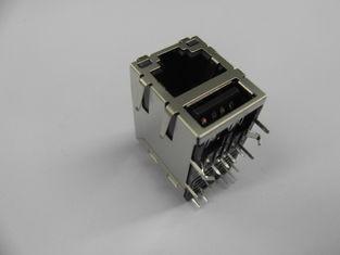 中国 EMI 指 KRJ-138ENL なしの LEDS が付いている 100BASE 磁気 RJ45 ジャックのモジュール、 販売のため