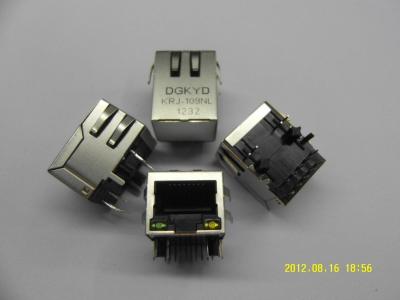 China WIFI-PWB RJ45 modularer Jack mit Magnetics, LED und EMS-Finger Soem 90 Grad zu verkaufen