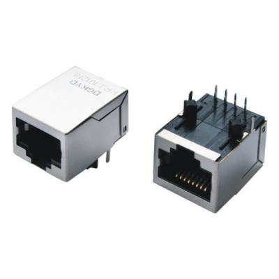 China Schirmen Sie RJ45 modularen Jack/Netz-Hafen-Verbindungsstücke mit Lan-Transformator ab zu verkaufen