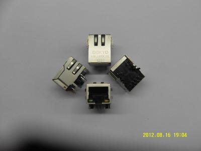中国 側面の記入項目 IEEE 内部磁気学および LEDS を持つ 802.3 RJ45 モジュラー ジャック 販売のため