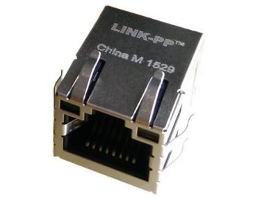 中国 Leds 媒体と保護される 203347 Rj45 メス コネクタ Pinout は PC にパネルをはめます 販売のため