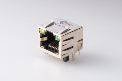 China Abgeschirmtes RJ45 modularer Jack 8P8C sondern Hafen mit überzogenem LED-Gold aus zu verkaufen