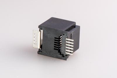 China RJ11 van de Havensmt van RJ45 de Modulaire Jack 6P6C Enige Vrouwelijke Schakelaar en Volledig Plastiek Te koop